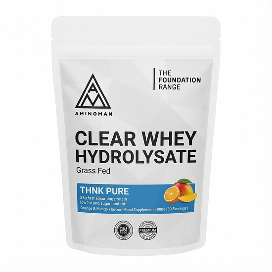 Grass Fed Clear Whey Hydrolysate Protein Powder (900g) – Amino Man