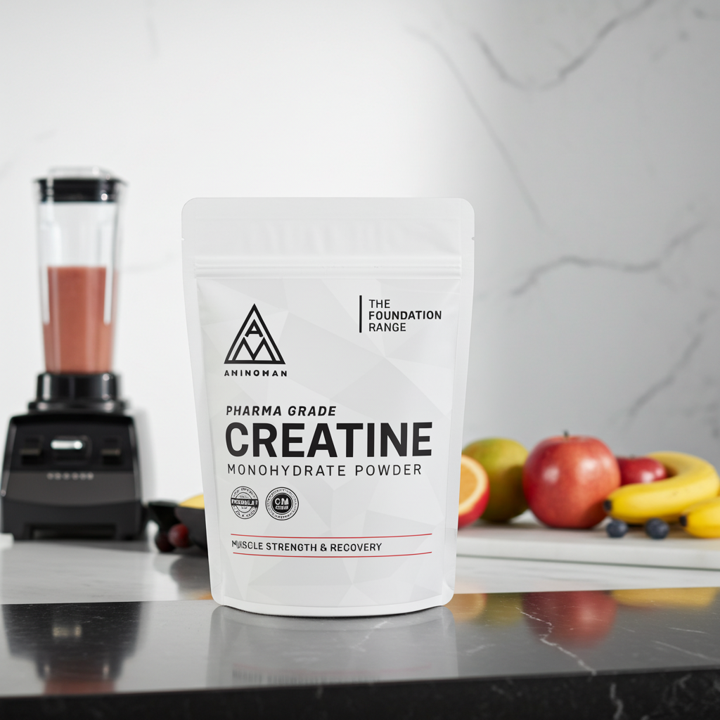 100% Pure Micronised Creatine Monohydrate Powder (Unflavoured) – Amino Man