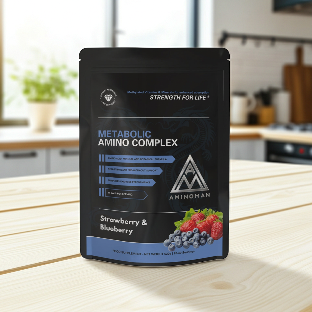 Metabolic Amino Complex – Non-Stim Pre-Workout EAA Formula with BCAA 8 ...