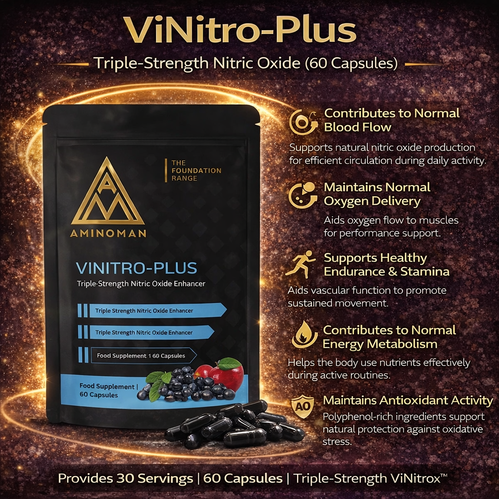 Vinitro-Plus - Triple-Strength Nitric Oxide (60 Capsules) – Amino Man