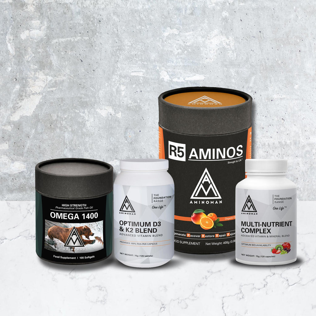 The Amino Man Essentials Bundle - Vitamins & Supplements For A Healthy Body